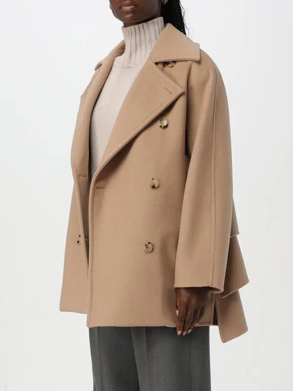 Max Mara Double Breasted Coat - Beige