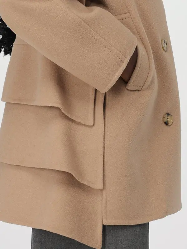 Max Mara Double Breasted Coat - Beige