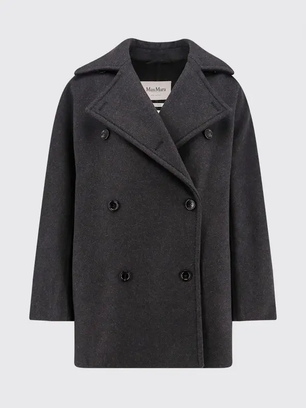 Max Mara Double Breasted Coat - Grey