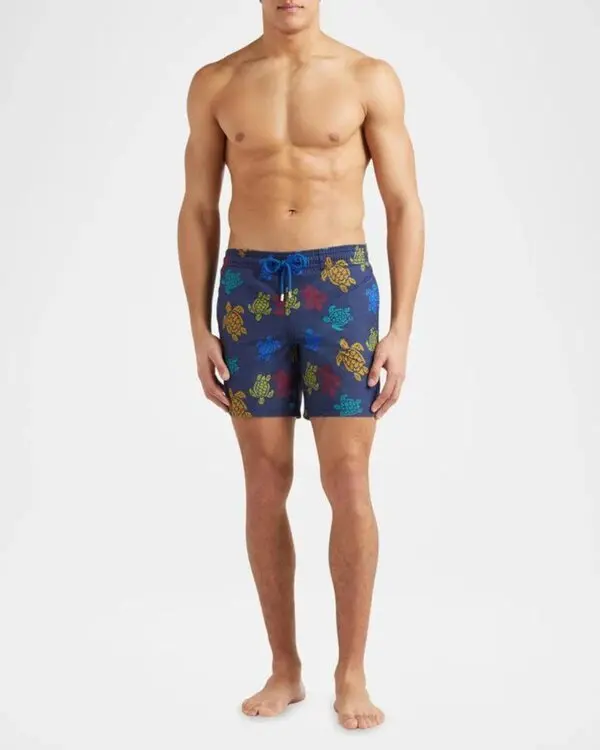 Vilebrequin Moorea Turtle Board/boxer Shorts - Navy