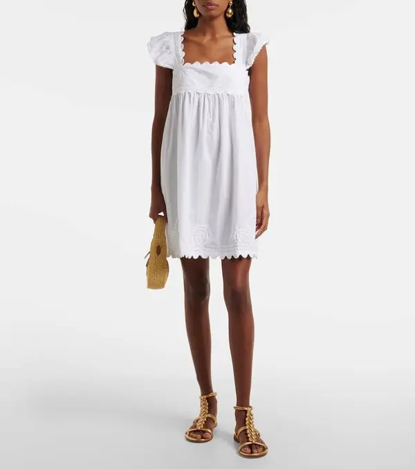 JULIET DUNN Cotton Mini Dress