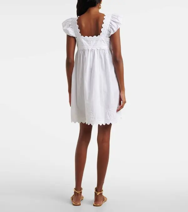JULIET DUNN Cotton Mini Dress