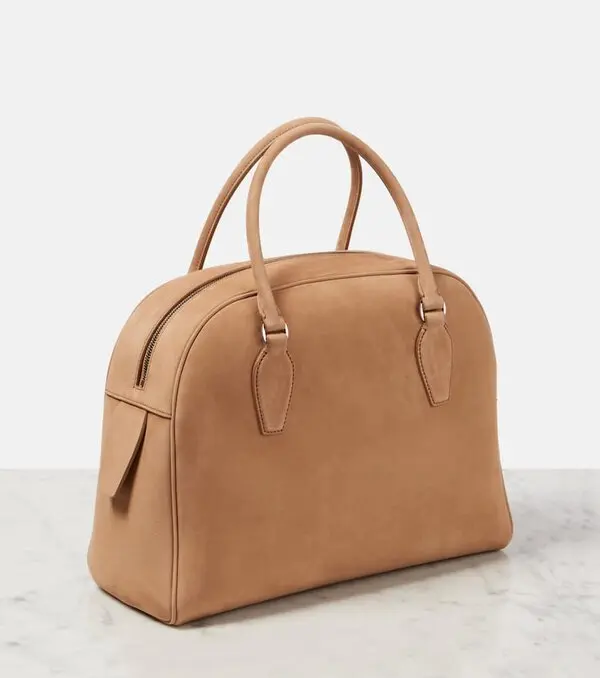 THE ROW India 12 Suede Tote Bag - Brown