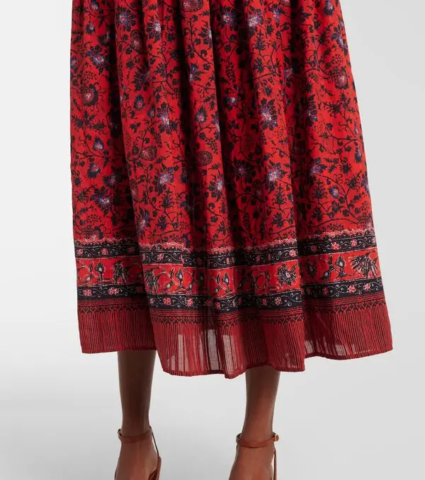 Ulla Johnson Mona Floral Midi Dress