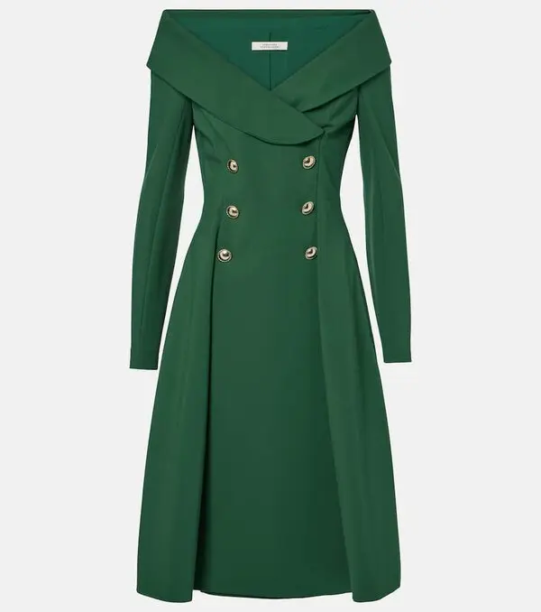 Dorothee Schumacher Off-shoulder Midi Dress