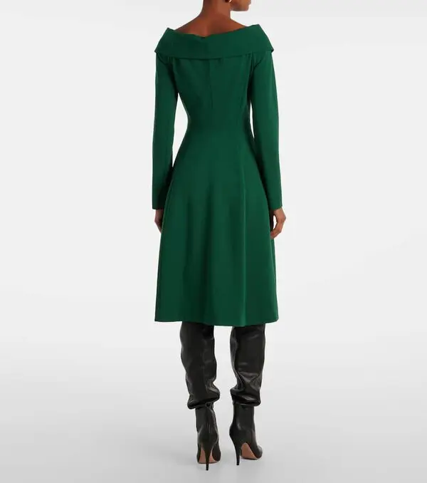 Dorothee Schumacher Off-shoulder Midi Dress