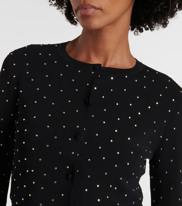 Altuzarra Ferris Embellished Cropped Cardigan