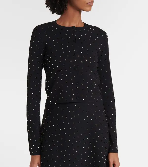 Altuzarra Ferris Embellished Cropped Cardigan