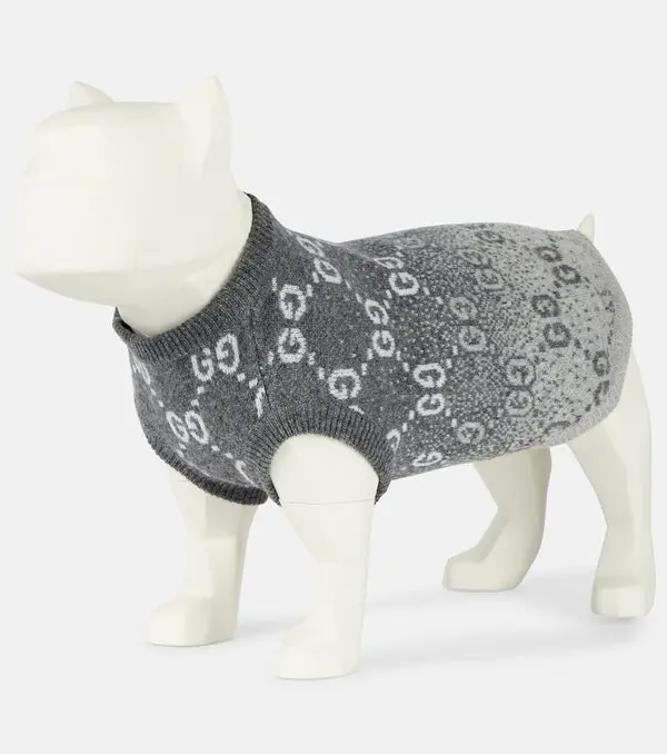 Gucci Wool Jacquard Dog Sweater