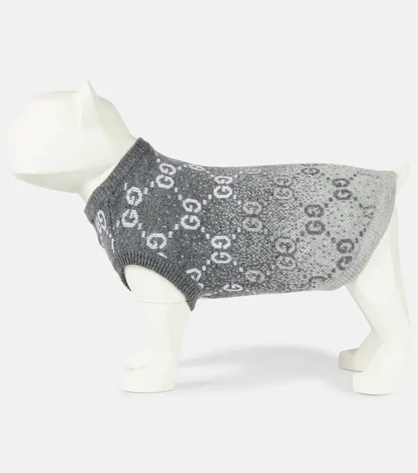 Gucci Wool Jacquard Dog Sweater