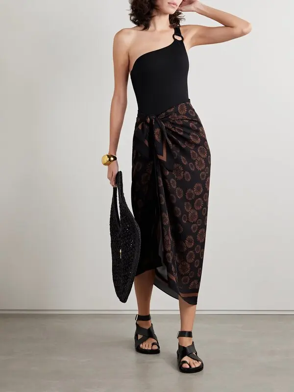 Matteau One-shoulder Embellished Swimsuit