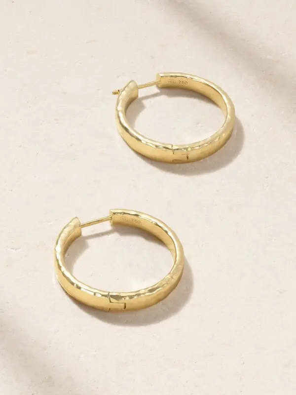 OCTAVIA ELIZABETH Yana Jumbo 18-karat Recycled Hoop Earrings - Gold