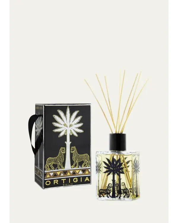 ORTIGIA SICILIA Ambra Nera Palma Diffuser, 16.9 Oz