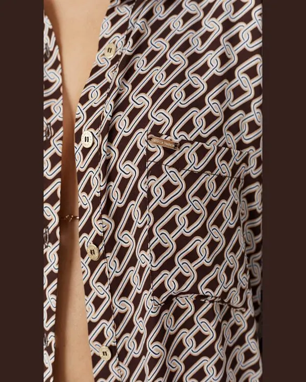 Melissa Odabash Millie Printed Shirt