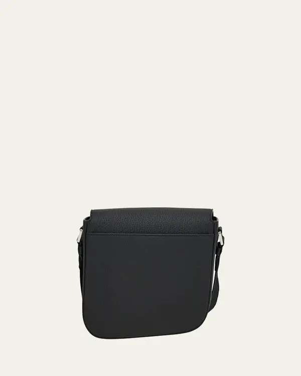 FERRAGAMO Fiamma Leather Shoulder Bag