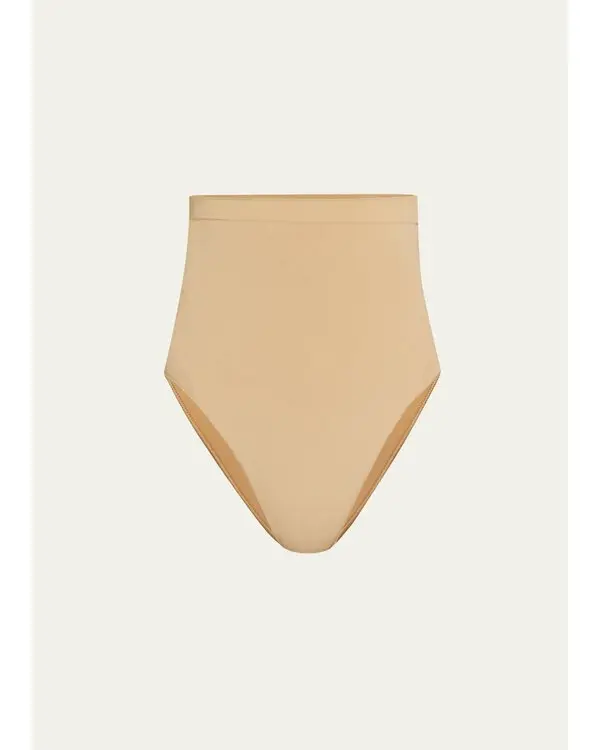 SKIMS Seamless Sculpt High Waist Thong - Clay