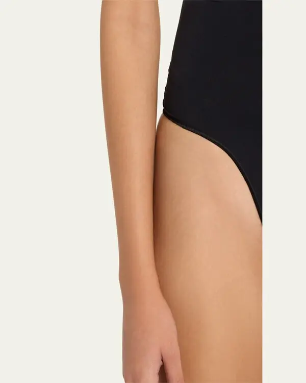 SKIMS Seamless Sculpt High Waist Thong - Onyx