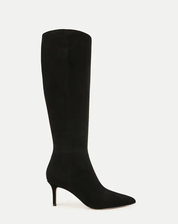 Veronica Beard Lisa Mid-heel Boots - Black