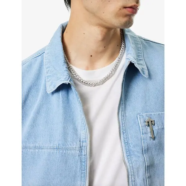 DARKAI Mini Prong Pavé Necklace - White