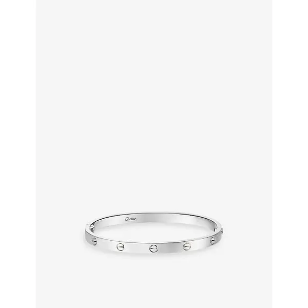 CARTIER Love Medium 18ct White-gold Bracelet - White Gold