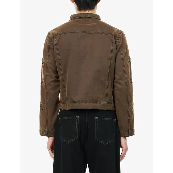 Jaded London Relaxed-Fit Cotton-Blend Jacket With Zip Pockets