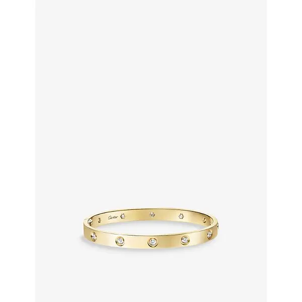 CARTIER Love Bracelet 18ct With Diamonds - Yellow Gold