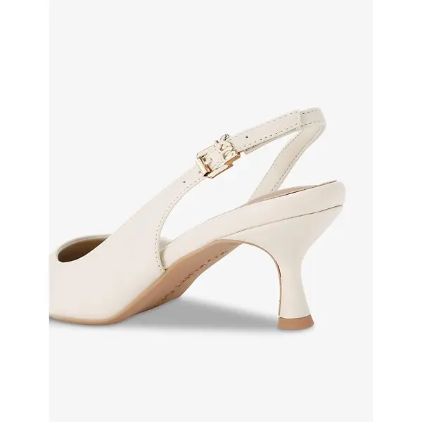 Kurt Geiger Aria Low 2 Leather Slingback Courts