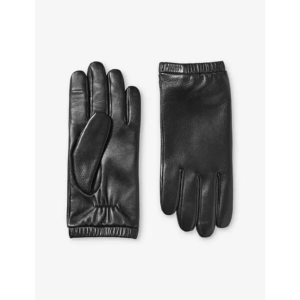 ASPINAL OF LONDON Leather Gloves - Black