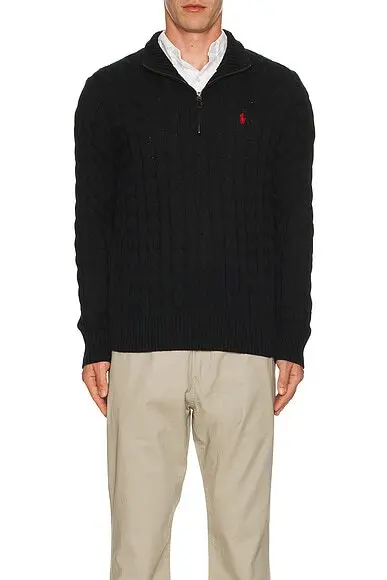 Polo Ralph Lauren Cable Knit Quarter Zip Pullover