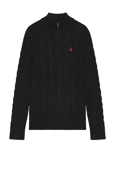 Polo Ralph Lauren Cable Knit Quarter Zip Pullover