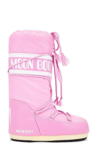 Moon Boot Nylon Boots - Pink