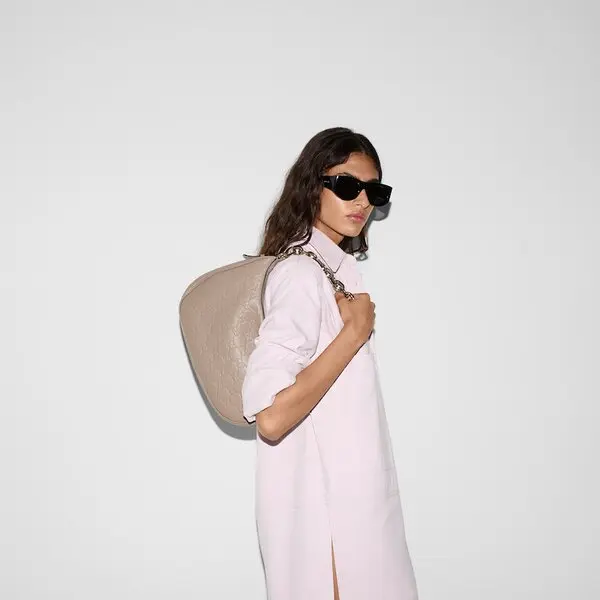 Gucci Gg Emblem Shoulder Bag