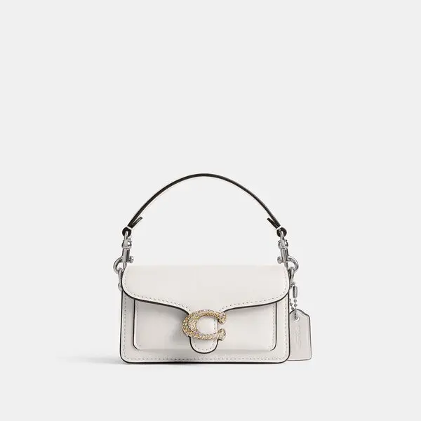 Coach Tabby 12 Bag In Silver/Chalk - 30% Off | Editorialist