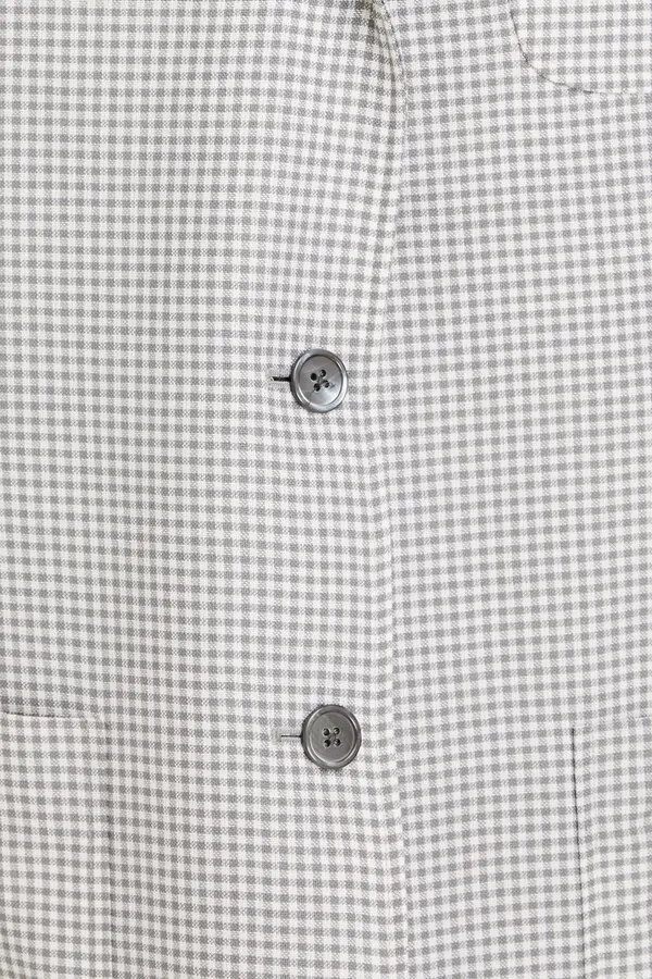 Thom Browne Gingham Wool-tweed Blazer