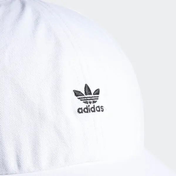 Adidas Mini Logo Relaxed Hat - White