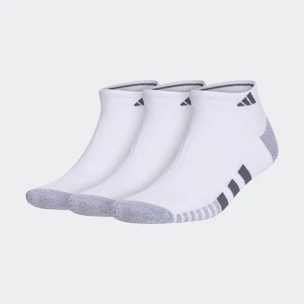 Adidas Cushioned Low-cut Socks 3 Pairs - White / Grey / Black