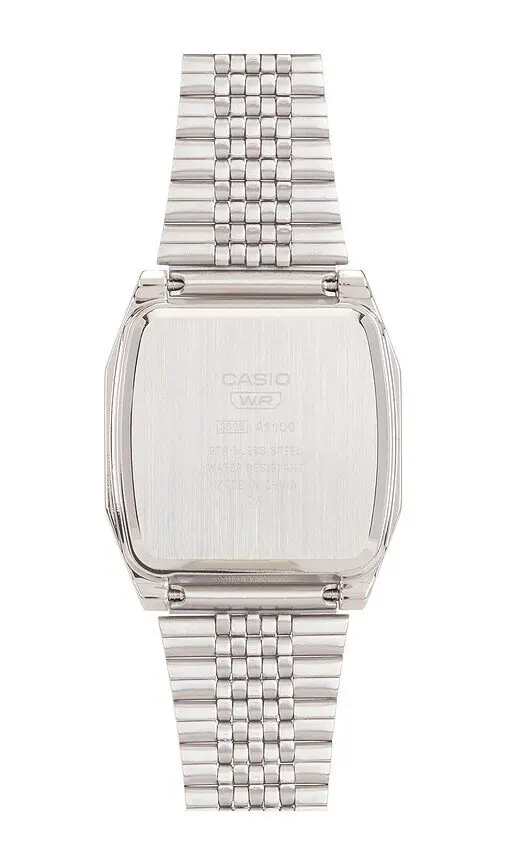 Casio Premium Vintage A1100 Series Watch - Silver | Editorialist