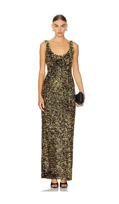 LOVERS AND FRIENDS Ginger Sequin Gown