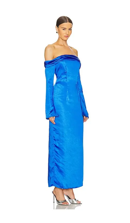 RUNAWAY THE LABEL Arielle Maxi Dress - Cobalt