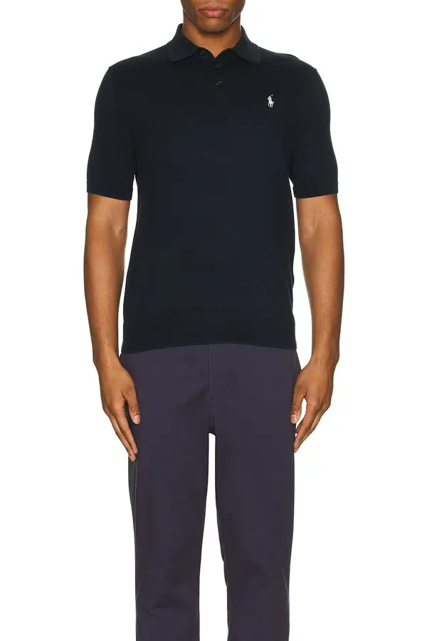Polo Ralph Lauren Polo Shirt In Blue - Hunter Navy