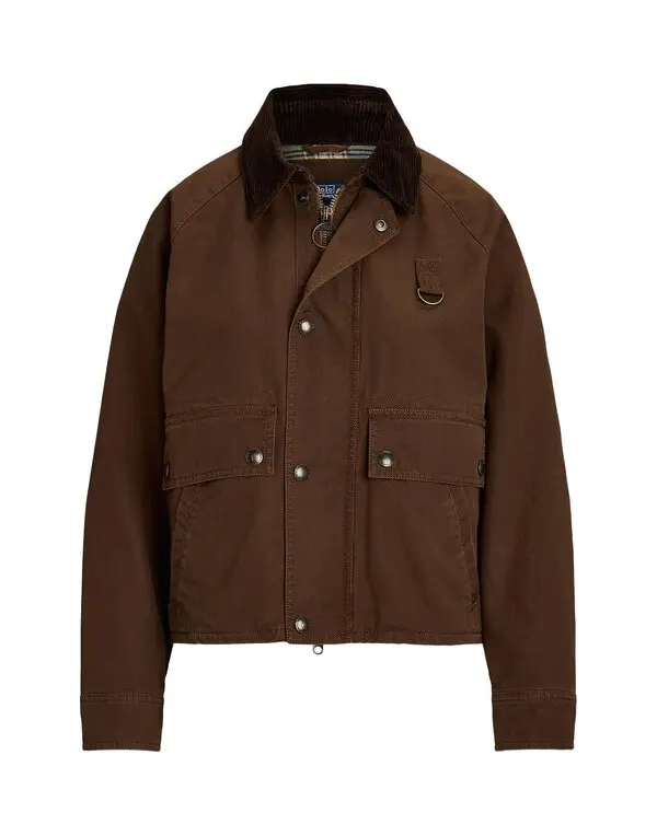 Ralph Lauren Cropped Utility Jacket Jacket Size Cotton