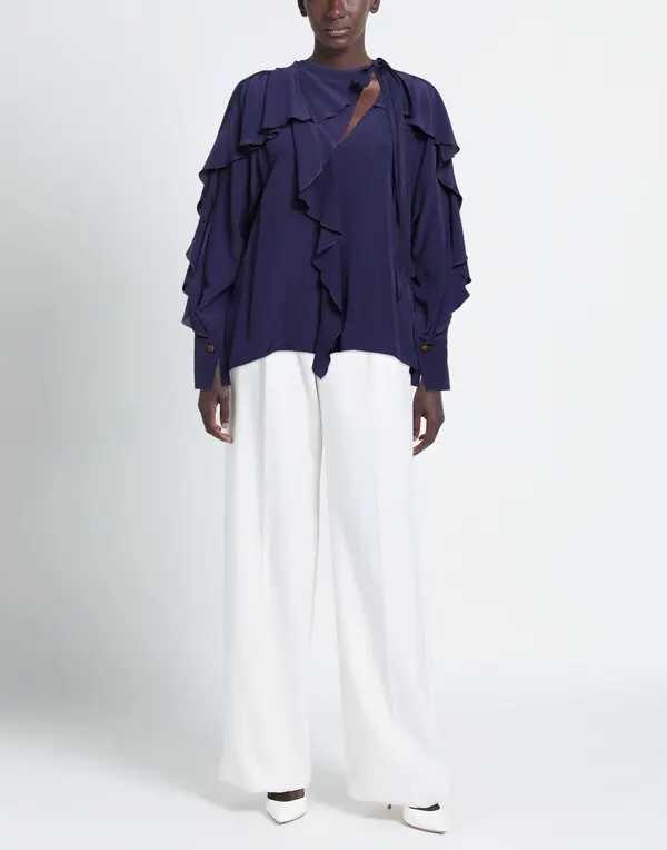 Victoria Beckham Ruched Crepe Top