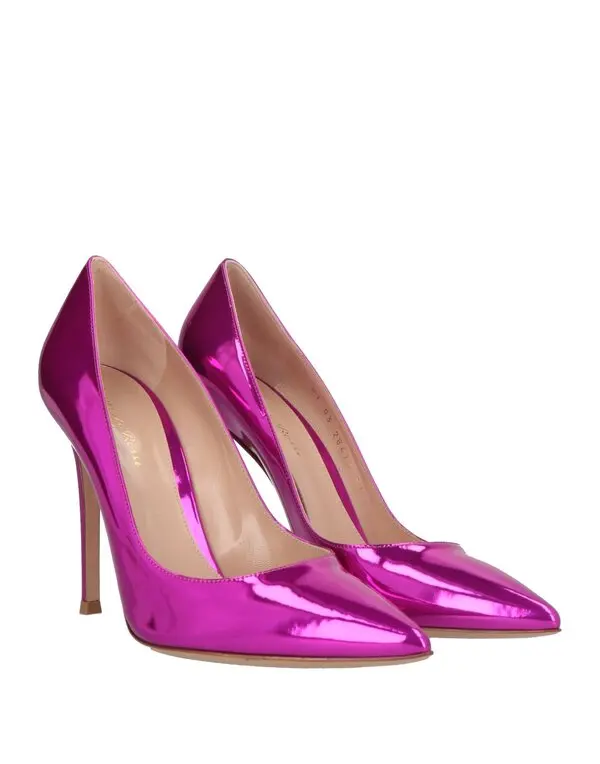 GIANVITO ROSSI Leather Stiletto Pumps - Pink