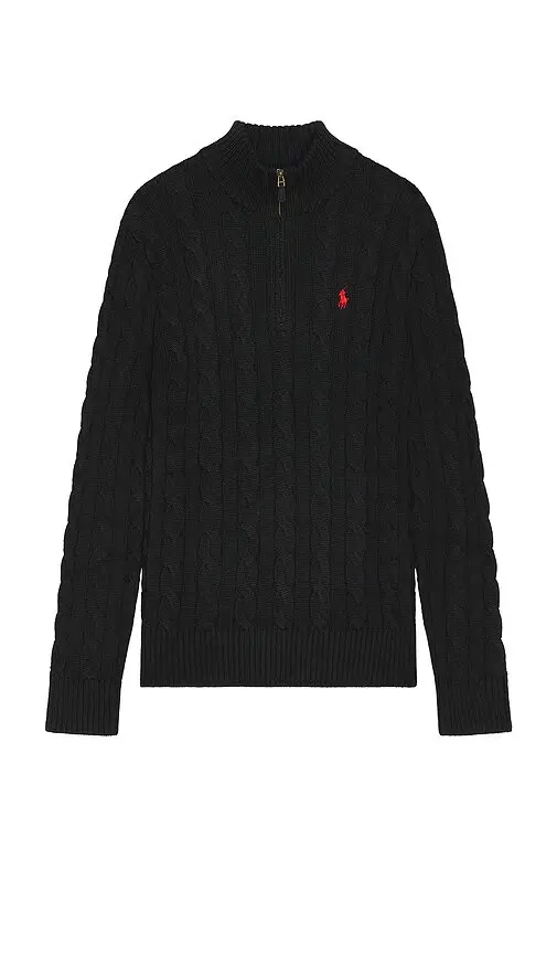Polo Ralph Lauren Long Sleeve Cable Knit Quarter Zip Pullover