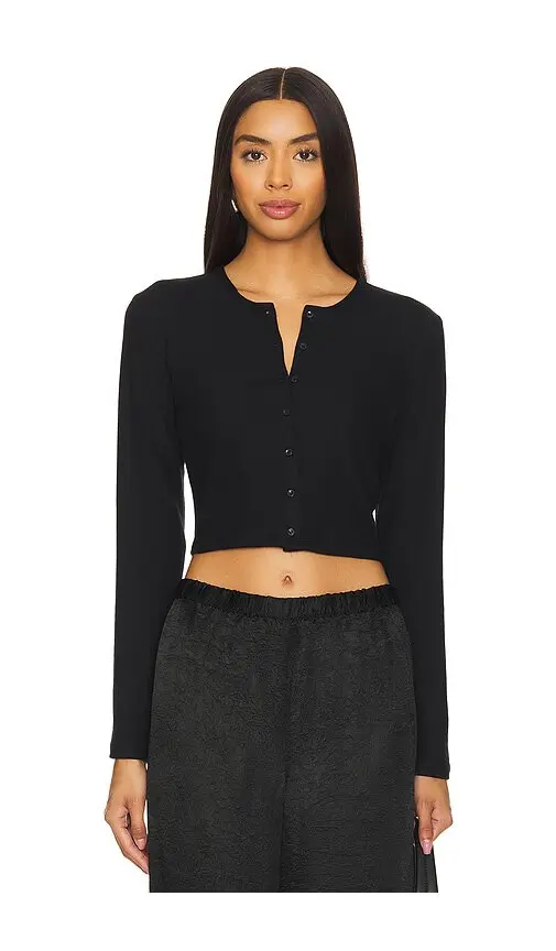 LESET Lauren Crop Cardigan