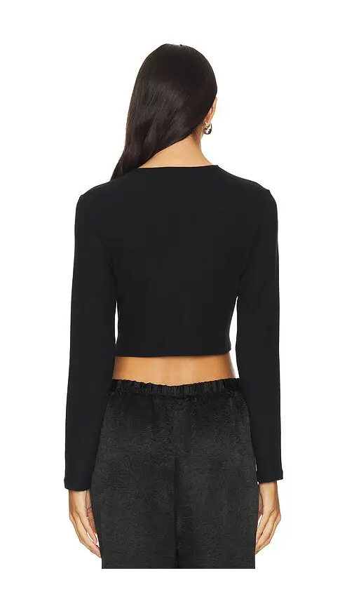 LESET Lauren Crop Cardigan