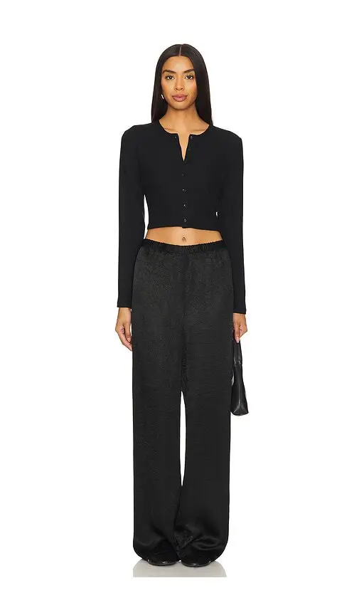 LESET Lauren Crop Cardigan