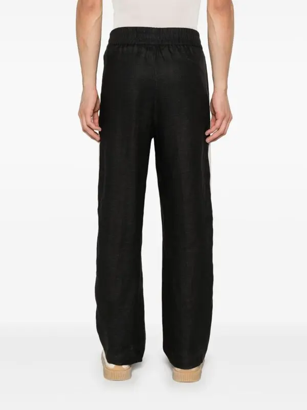 Palm Angels Logo-embroidered Track Pants - Black