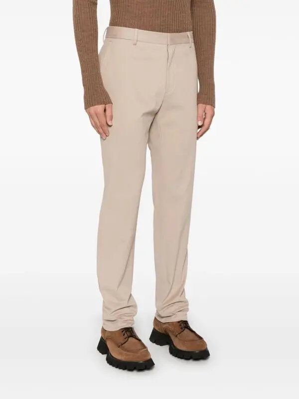 Zegna Twill-weave Trousers - Neutrals