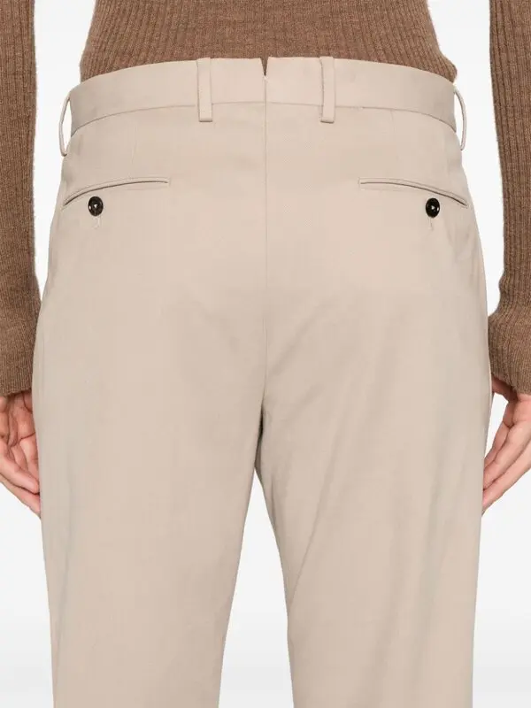 Zegna Twill-weave Trousers - Neutrals